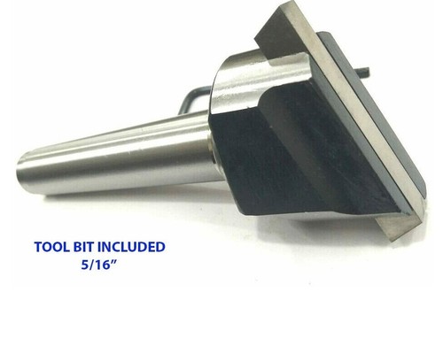 MT3 Shank Fly Cutter Head Dia 2" Inch 50mm Drawbar M12 With 5/16" HSS ...