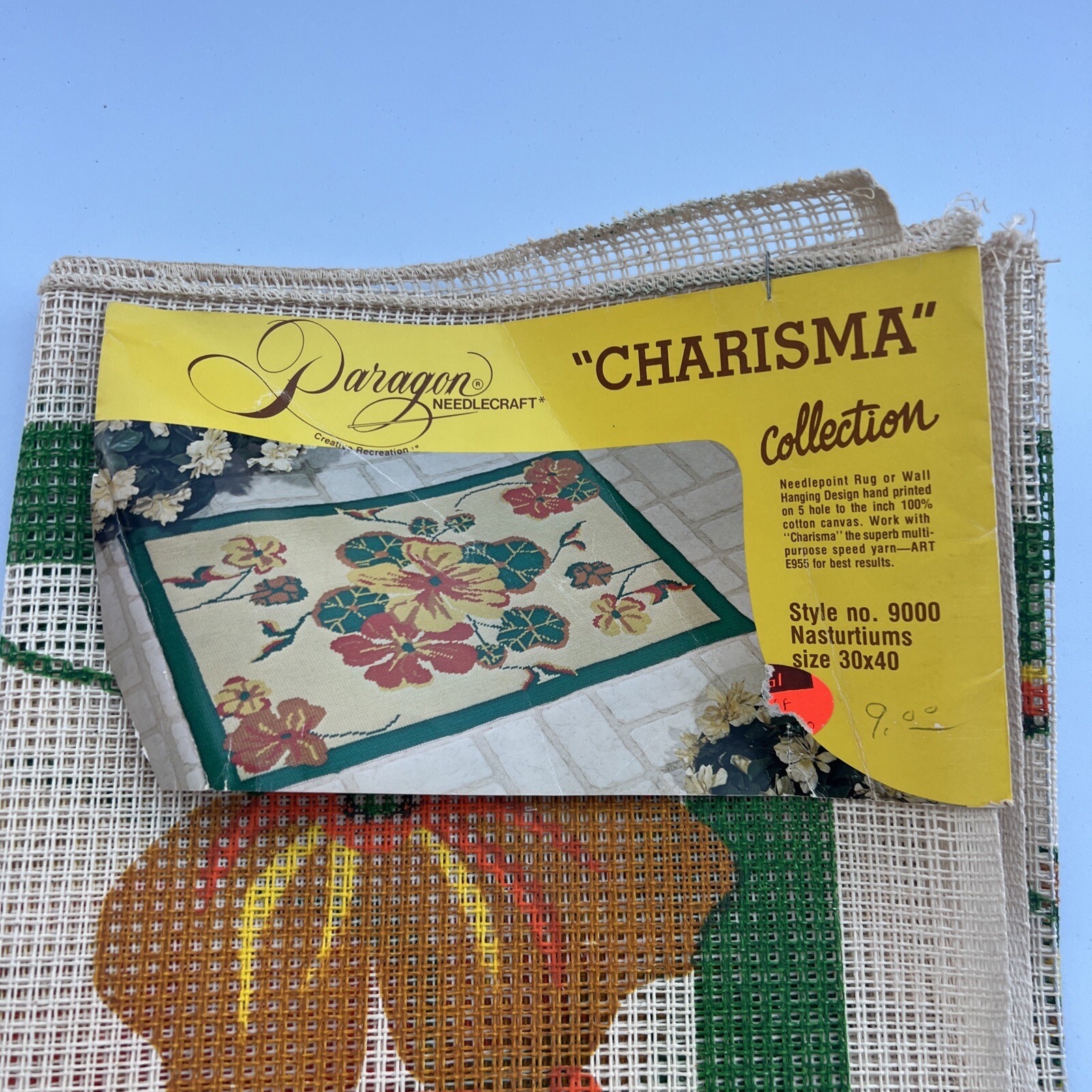 Vintage Paragon Needlecraft Charisma Rug Wall Hanging Style #9000 30x40 ...