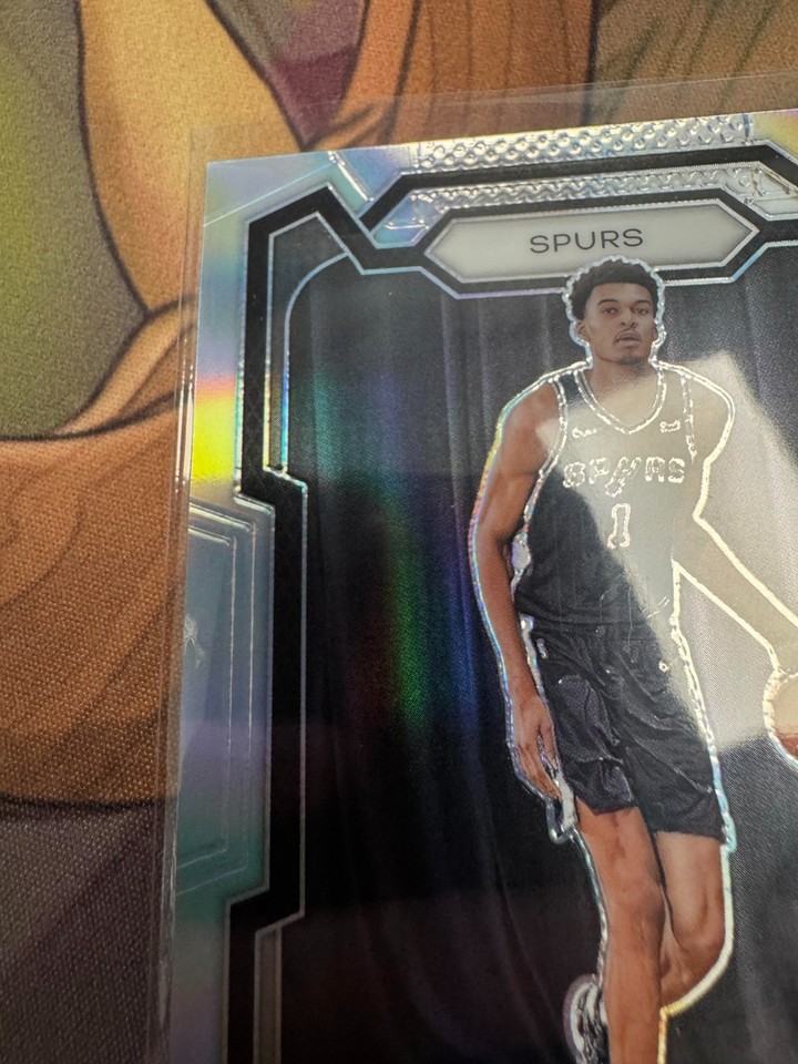 2023-24 Panini Prizm #136 Victor Wembanyama RC Rookie Silver Prizm ...