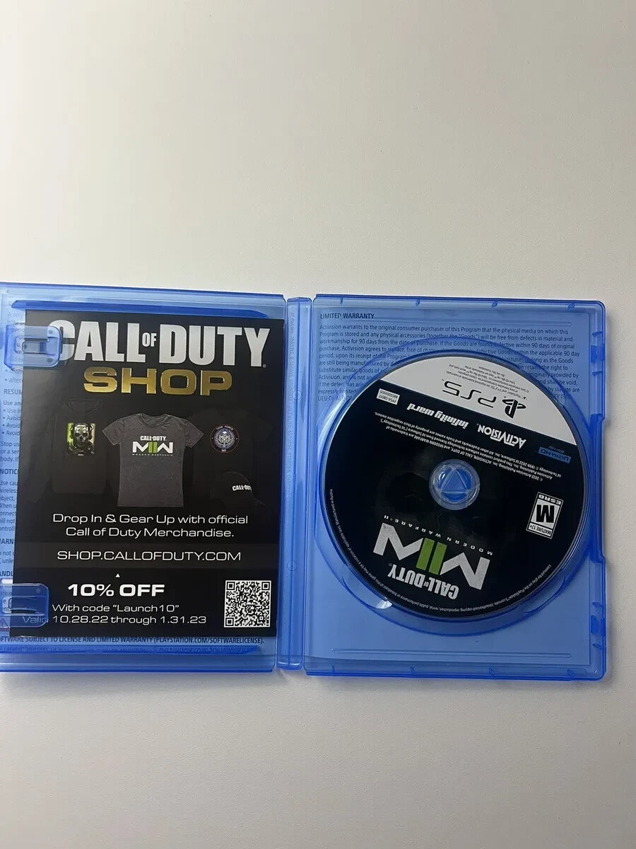 Call of Duty: Modern Warfare 2 MW2 PS5 (Sony PlayStation 5, 2022 ...