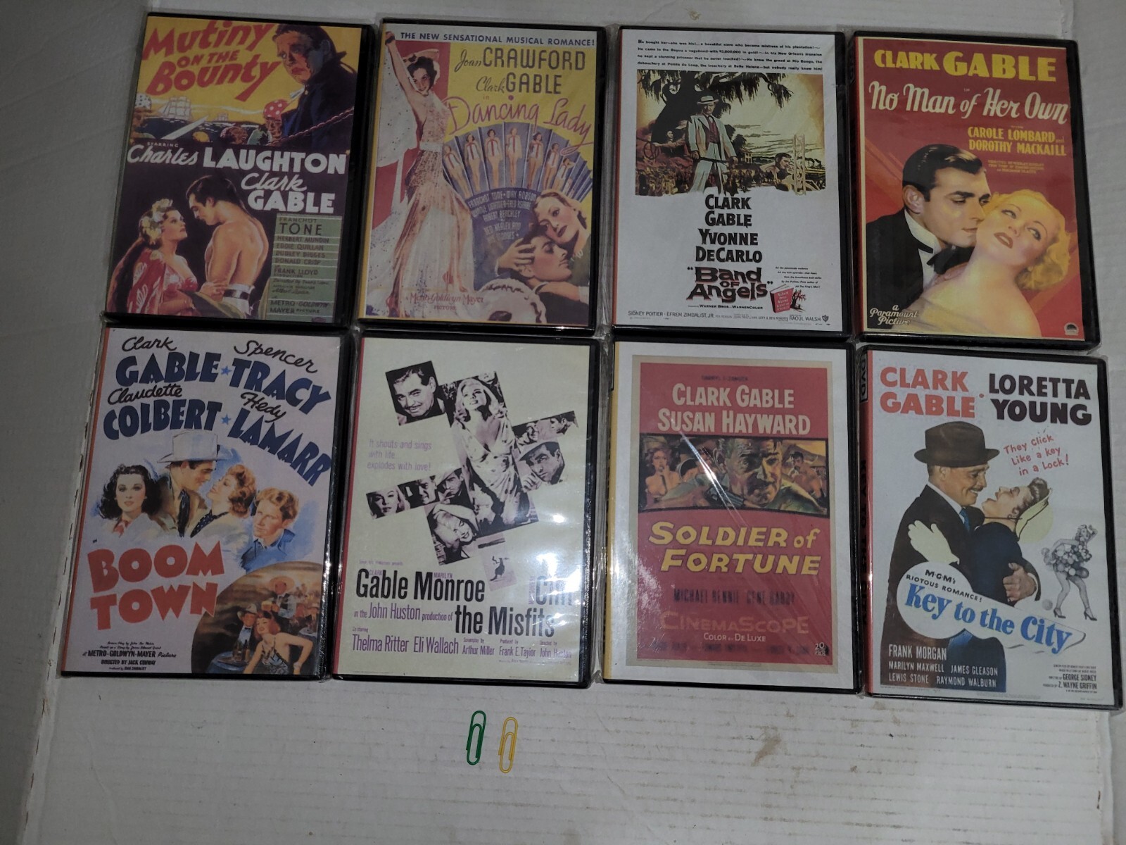 Clark Gable Movies Lot Of 8 DVDs | eBay