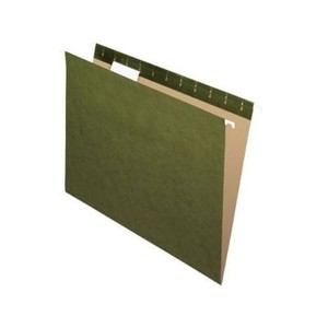Green Hanging Tab File Folders 1/5 Cut - 25 ct / Standard size ...