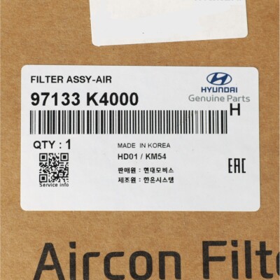 Genuine Hyundai Filter ASSY Air 97133K4000 | eBay UK