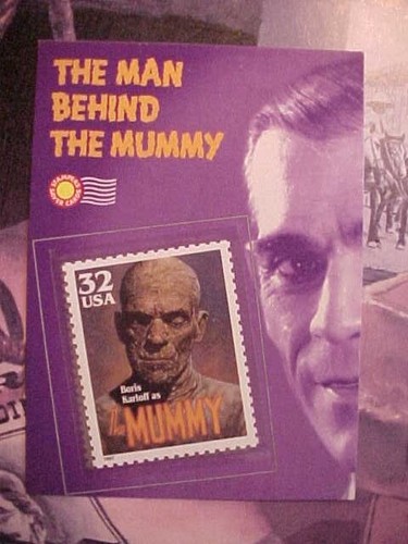 Boris Karloff Vintage 1997 USPS Universal Monsters The Mummy Stamp ...
