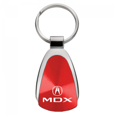 Acura MDX Red Teardrop Authentic Logo Key Chain Fob Ring Official ...
