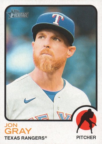 2022 Topps Heritage #706 Jon Gray Texas Rangers | eBay