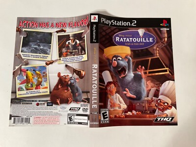 *Slip Case Art Only* Disney Ratatouille PS2 Playstation 2 Insert Sleeve ...