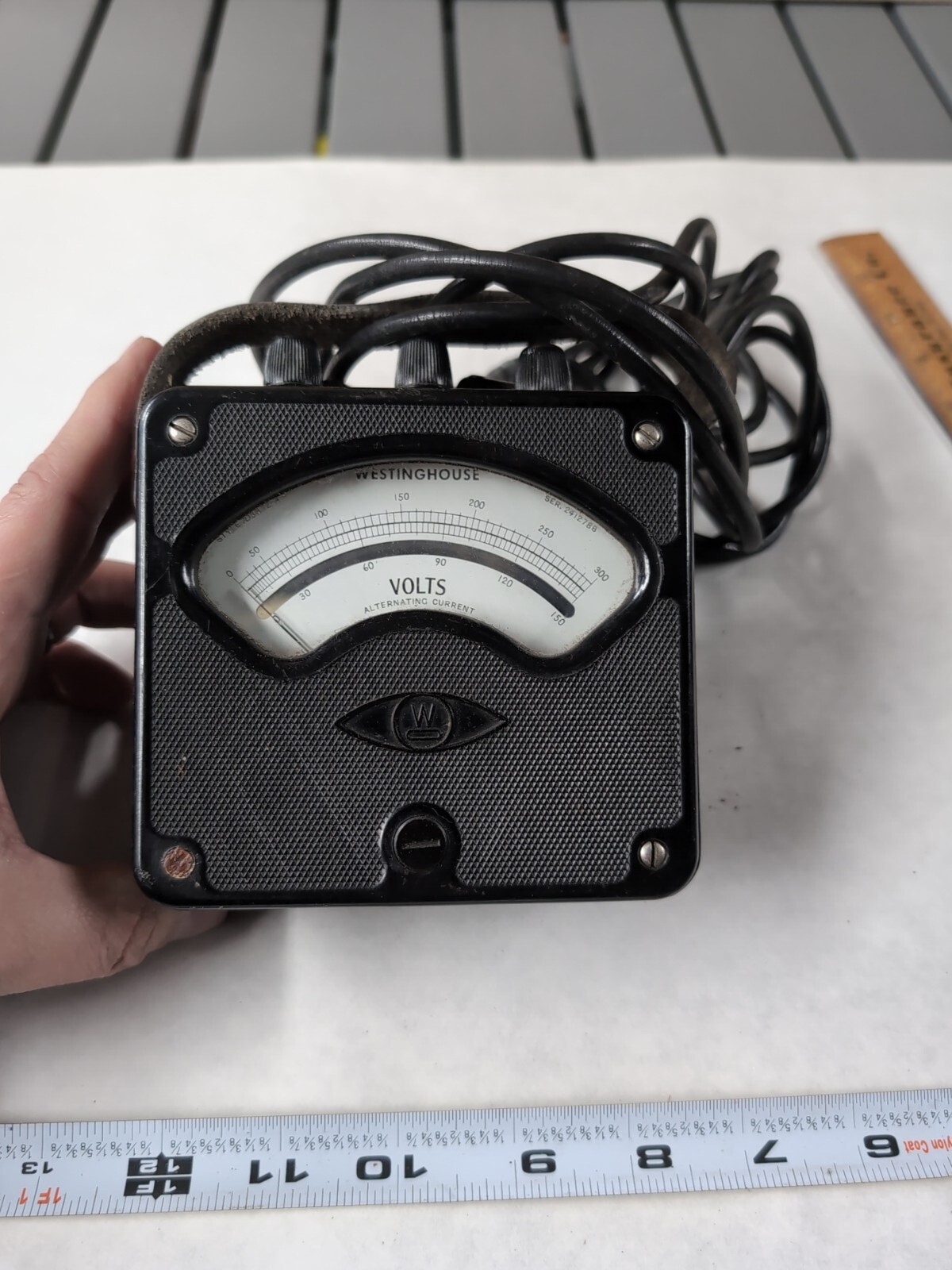 vintage Westinghouse alternating current voltmeter | eBay