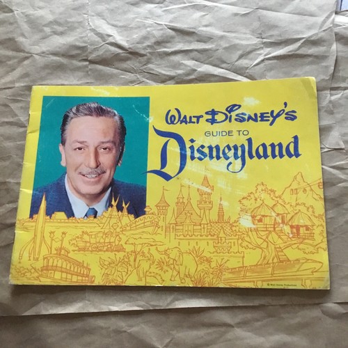 Rare Original 1960s Walt Disney Guide To Disneyland Guide Book ..See ...