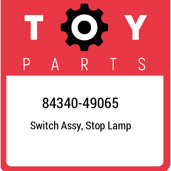 8434049065 Genuine Toyota SWITCH ASSY STOP LAMP 84340-49065 for sale ...
