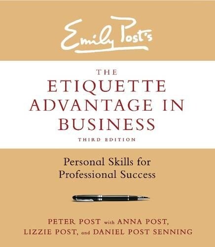 Daniel Post Senning Peter Pos The Etiquette Adv (Gebundene Ausgabe) (US ...