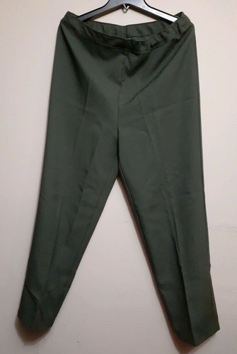 KORET LADIES SIZE 16 PANT TEAL/GREEN ELASTIC BACK WAIST NWOT 100% ...