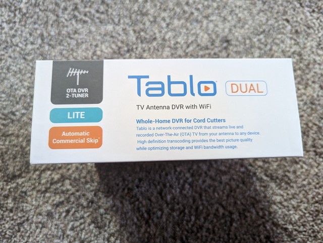 Tablo Dual LITE Over-The-Air OTA Digital Video Recorder DVR TDNS2B-02 ...