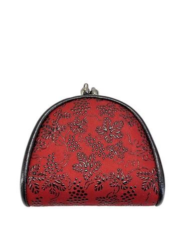 INDEN-YA Gamaguchi Wallet/Coin Case, Red, All-Over Print, Women's | eBay