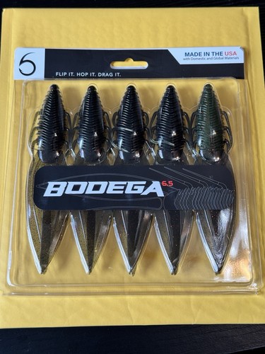 “All New” 6th Sense Bodega 6.5 Creature Swim Bait Darkmelon Red | eBay