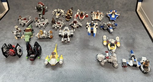 Lego Star Wars Microfighters Lot Of 22 With Minifigures!! | eBay