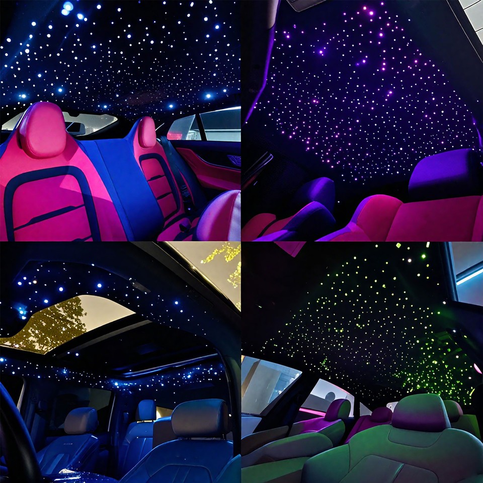 300-1200x Car Headliner Star Light Roof Twinkle Meteor Ceiling Light ...