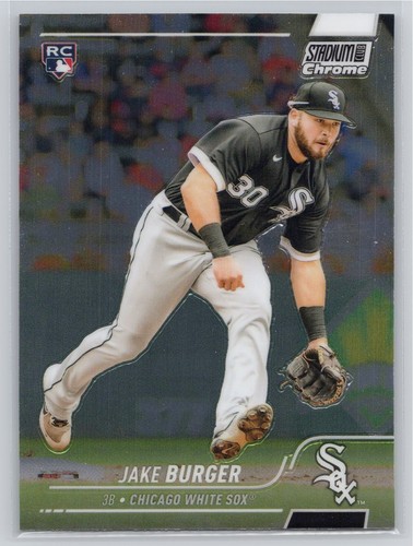 2022 Stadium Club Chrome #157 Jake Burger Chicago White Sox RC Baseball ...