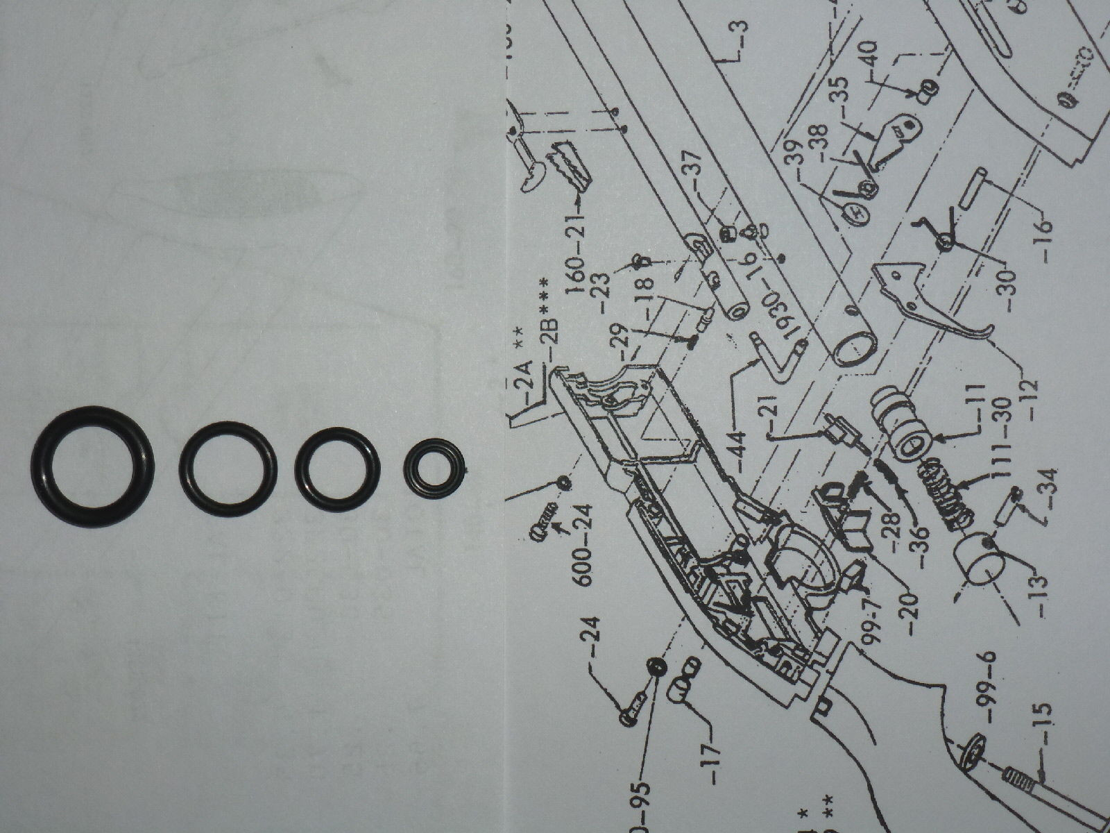 Crosman 760 Rifle (pre 1977) Seal Reseal Kit + Exploded View & E-Z Seal ...