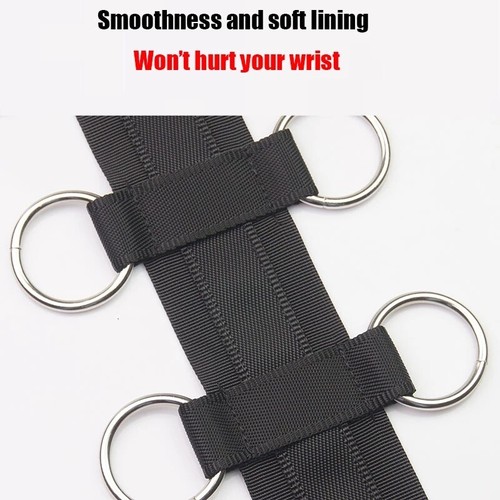 Neck Collar To Waist Handcuffs Back Body O Ring Nylon Armbinder Belt ...