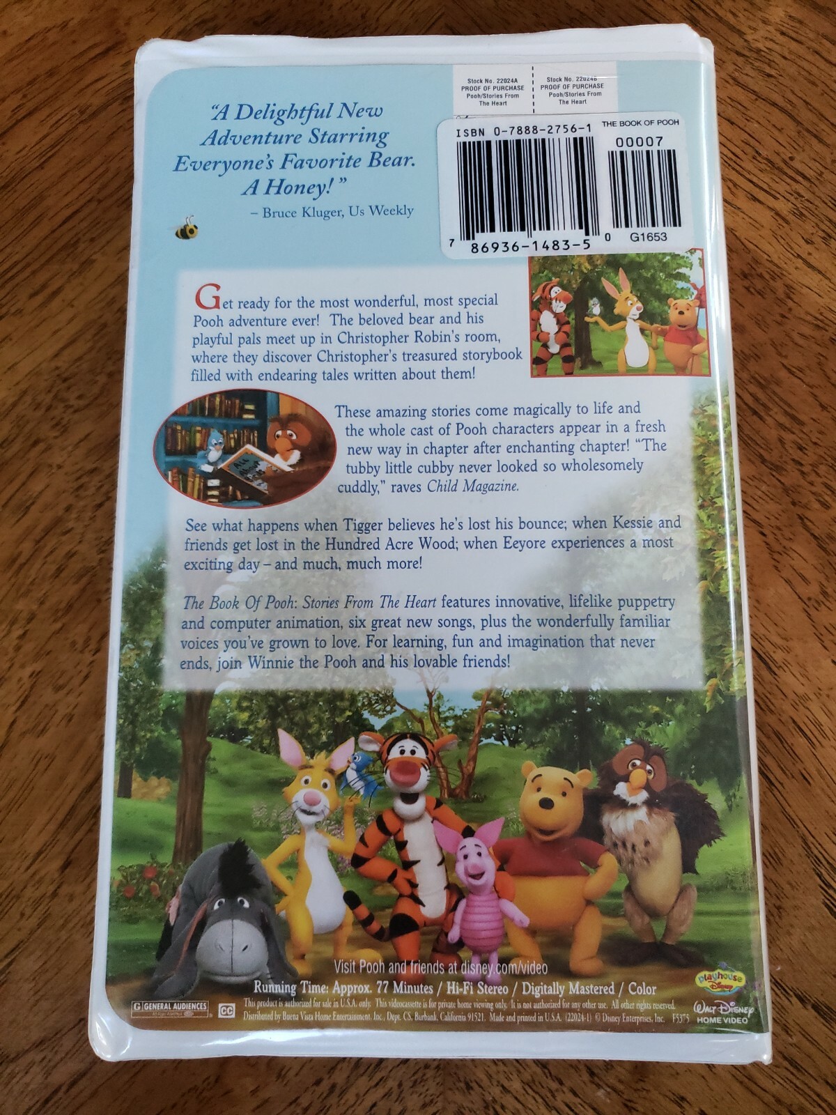 The Book of Pooh: Stories from the Heart (VHS, 2001) 786936148350| eBay