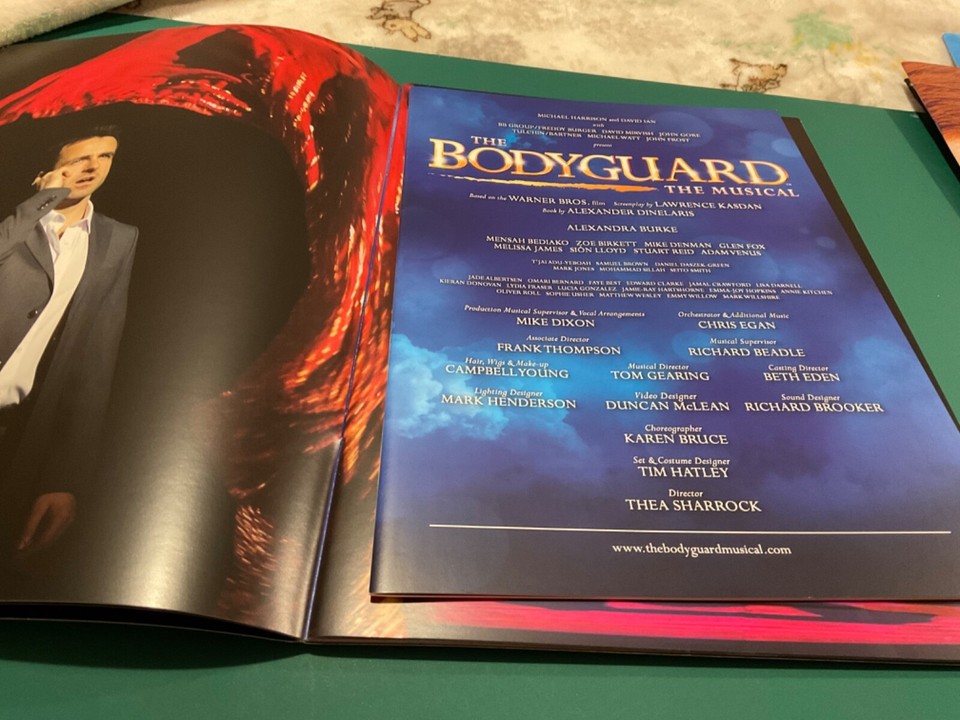 THE BODYGUARD theatre programme and tickets NOTTINGHAM 2015 | eBay UK