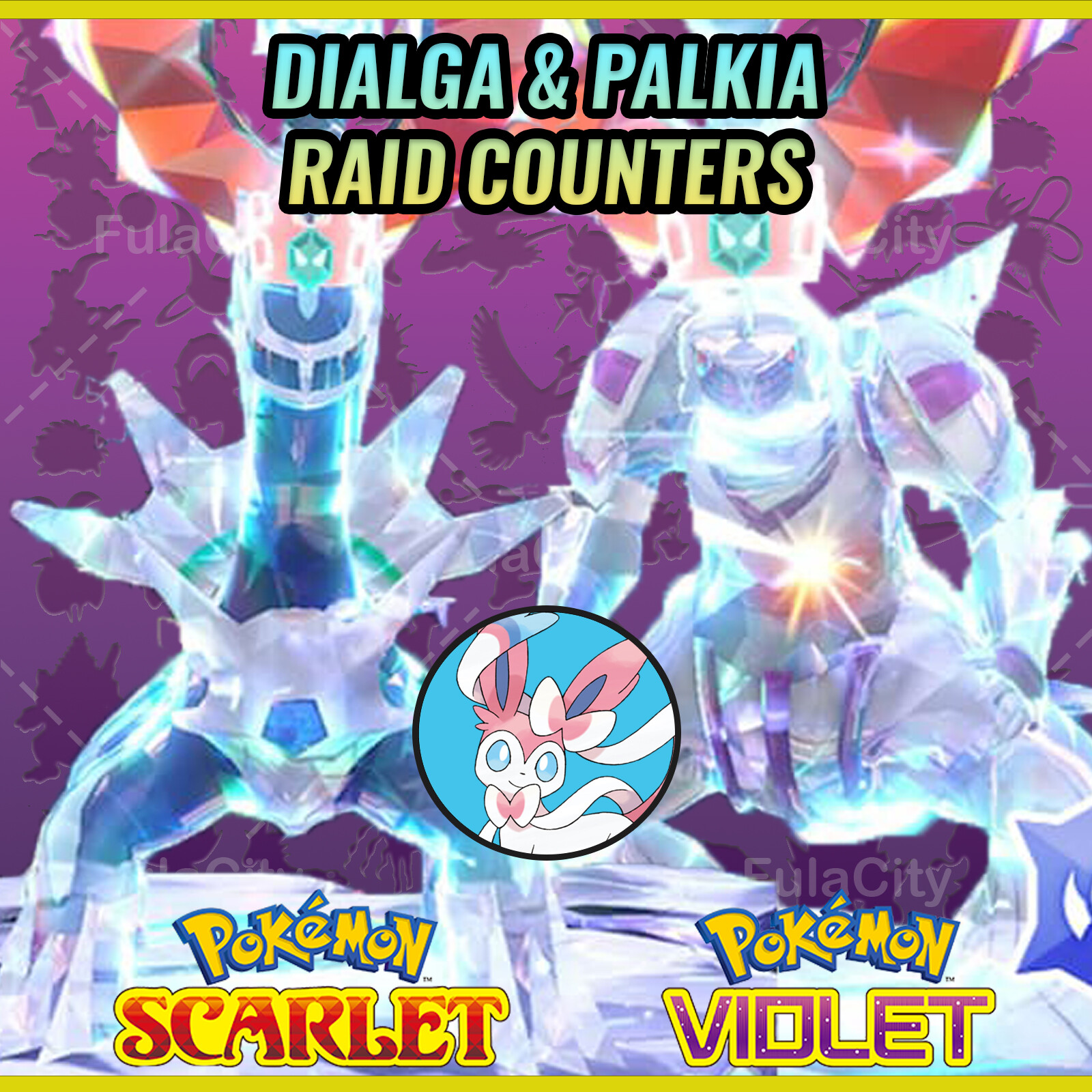 DIALGA PALKIA TERA RAID COUNTERS ⚡ POKEMON SCARLET VIOLET ⚡CUSTOM ...