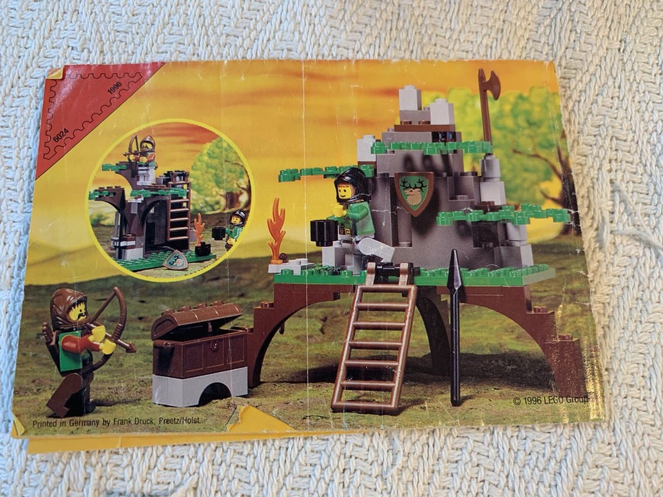 Lego Castle Dark Forest Set 6024 Bandit Ambush Complete With ...