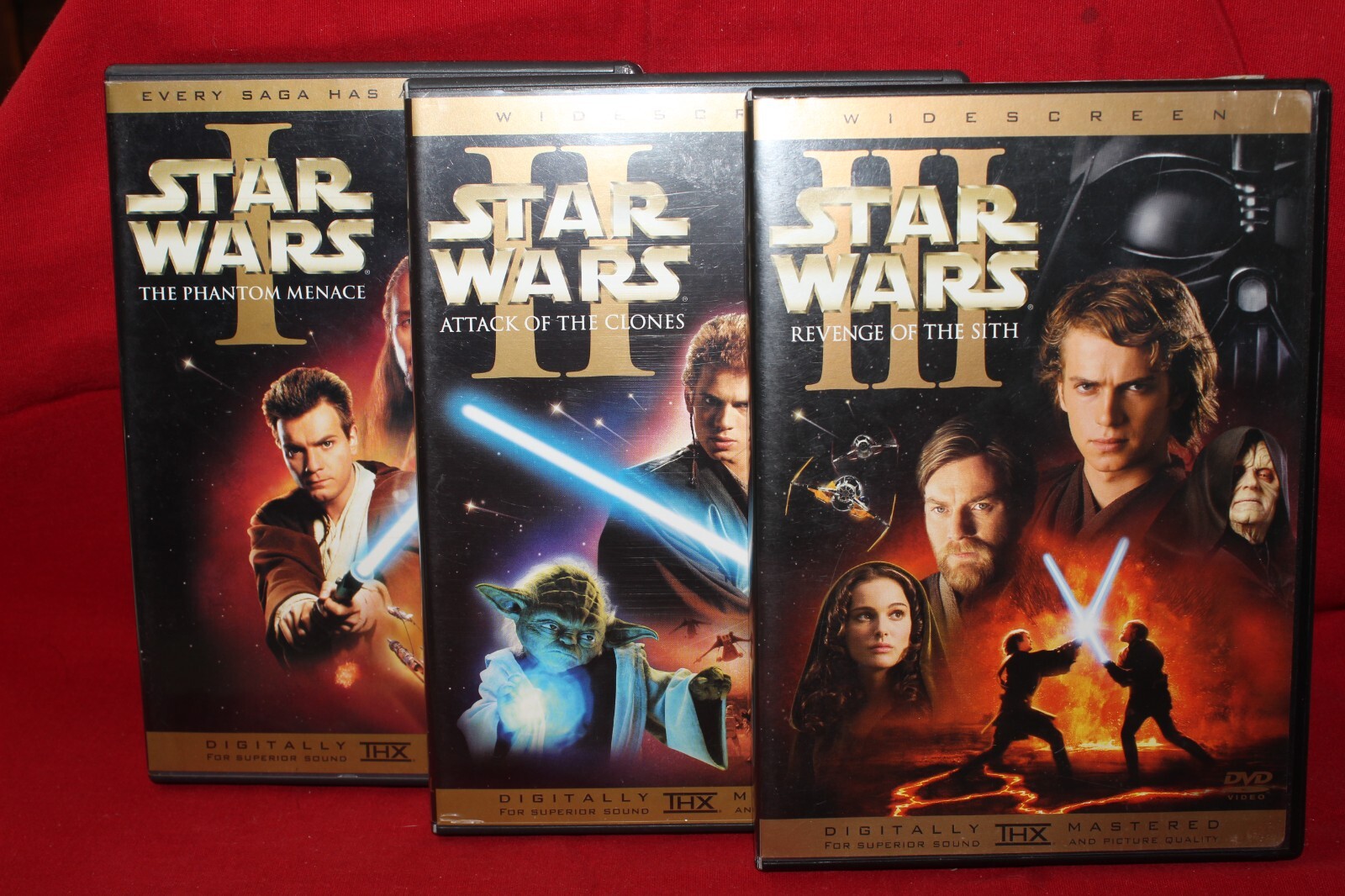 Star Wars Trilogy DVD Widescreen 3 Disc Set Digitally Mastered | eBay