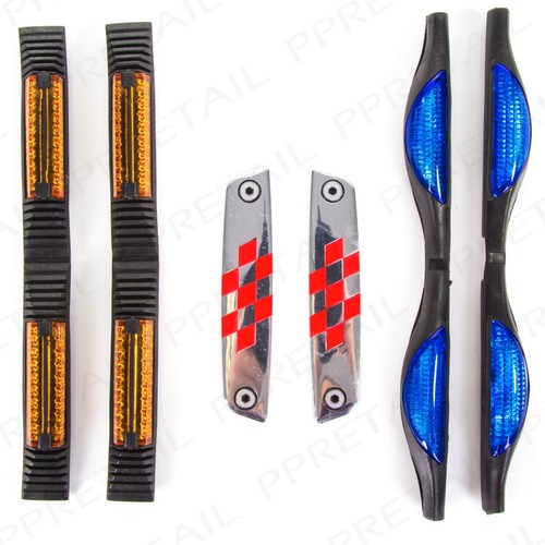 SCRATCH RESISTANT CAR/VAN DOOR EDGE GUARD REFLECTORS Plastic Metal ...