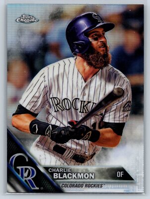 2016 Topps Chrome #15 Charlie Blackmon Refractor | eBay
