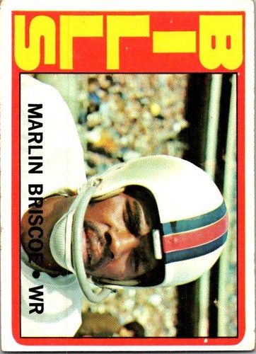 1972 Topps #30 Marlin Briscoe football card 5JJJ | eBay