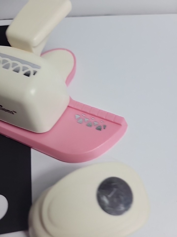 7 Assorted Paper PUNCHES Recollections Dog Paw Music Dot Border Flower ...