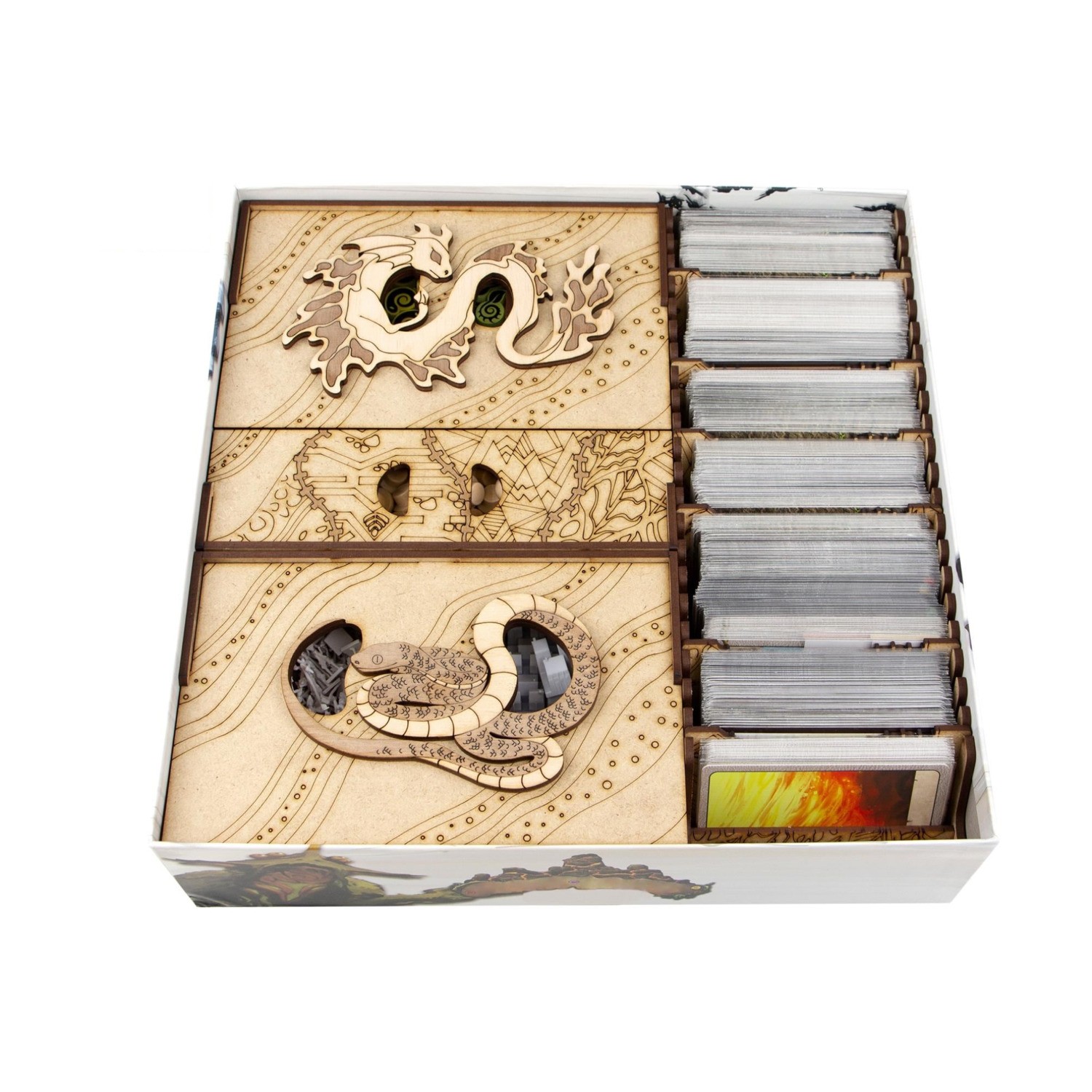 Tower Rex Game Organiz Spirit Island, Jagged Earth, and Branch & Cla SW ...