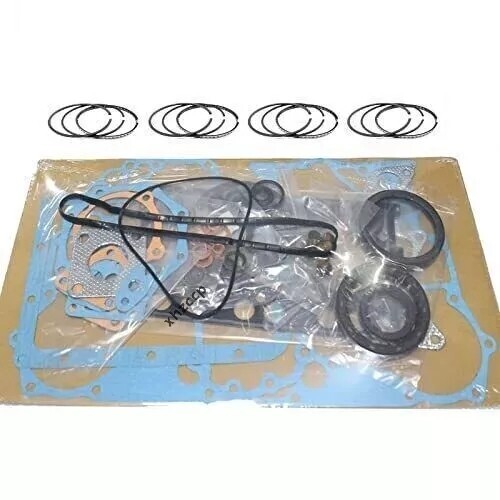 Fits For ISUZU 4BA1 Diesel Iseki T5000 Tractor Piston Rings+Full Gasket ...