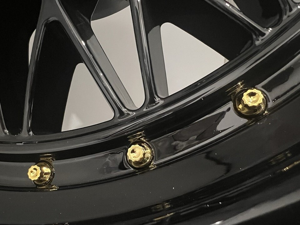 135 19 inch Black Gold Riverts Rim fits 5x115 CHEVY VENTURE 2000-2005 ...