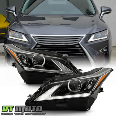 For 2016-2019 Lexus RX350|RX450h w/o AFS LED Projector Headlights ...