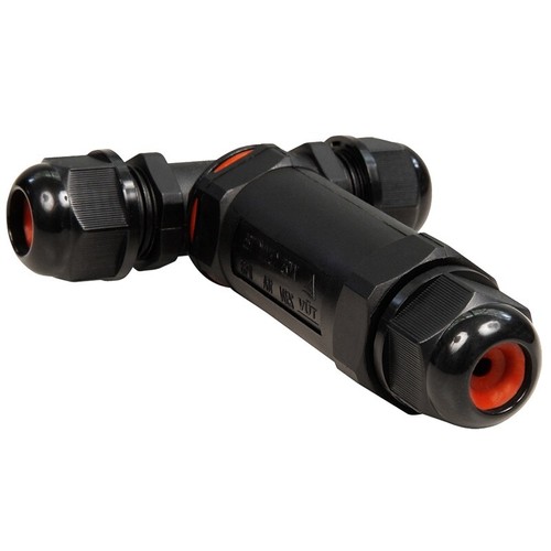 T Kabelverbinder IP68 wasserdicht 230V 3-polig Adapter 3-fach Verteiler ...