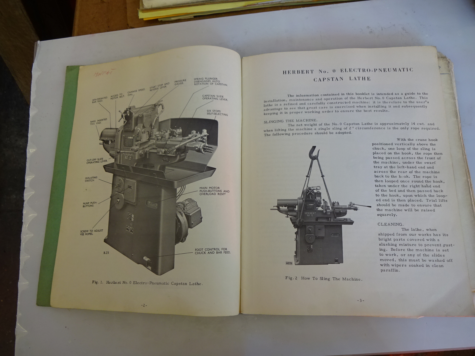 Alfred Herbert No.0 capstan lathe operators handbook | eBay UK