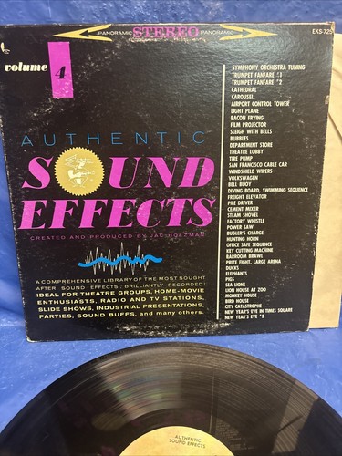 Jac Holzman – Authentic Sound Effects Volume 4 - 12" VINYL RECORD ALBUM ...