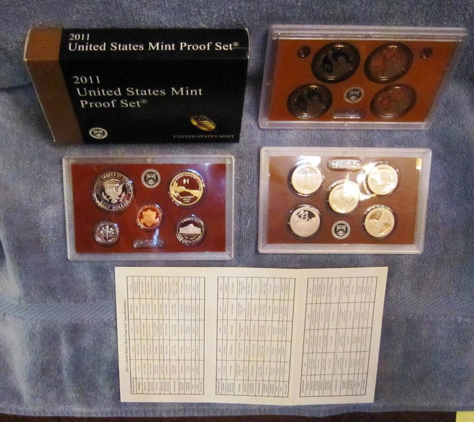 2011 US Mint Proof set S uncirculated OGP with COA in sealed cases | eBay