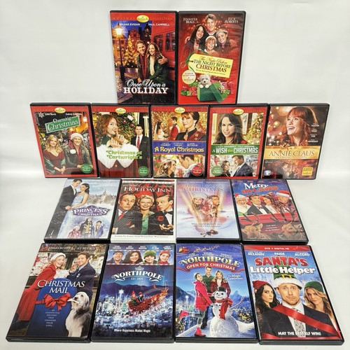 15 Christmas DVDs 7 Hallmark Holiday Collection Near Mint Condition ...