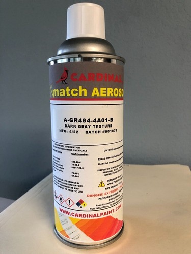 Cardinal touch-up Aerosol A-GR484-4A01-B DARK GRAY TEXTURE, POWDER ...