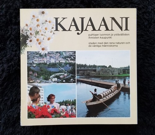 Finland Kajaani Travel Brochure in Finnish Language with City Map ...