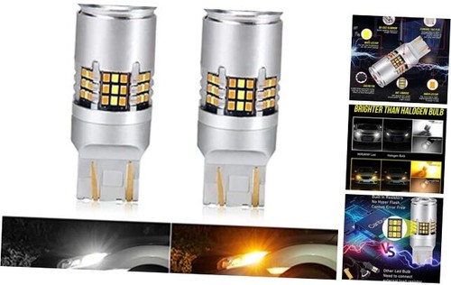 Newest Switchback LED Bulbs Built-in Canbus Resistors & Fan, 1200 ...