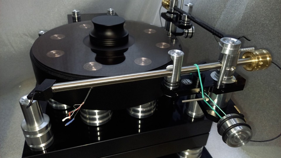 SAM Titan SILVER turntable 1 SAM ZERO Tonearm 33.3, 45 Belt Drive HI FI ...