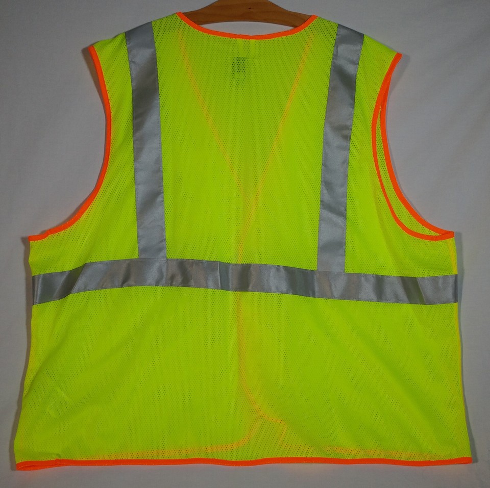 Carhartt Safety Vest Class 2 Level 2 High Visibility Reflective Size ...
