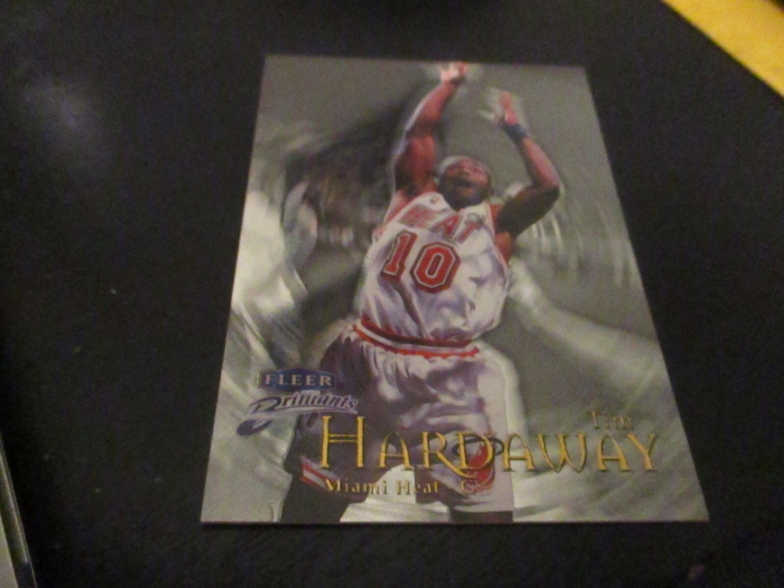 tim hardaway (miami heat - g) 1998/99 fleer brilliants card #43 mint ...