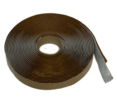 1 Roll 30' Grey Putty butyl tape 1/8'' x 3/4'' RV Motorhome Window Vent ...
