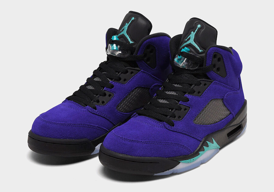 Men's Nike Air Jordan Retro 5 "Alternate Grape" Fashion Sneakers 136027 ...